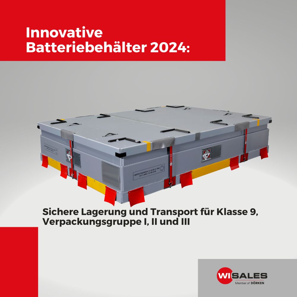 Safe battery containers 2024 for class 9 | wi-sales GMBH